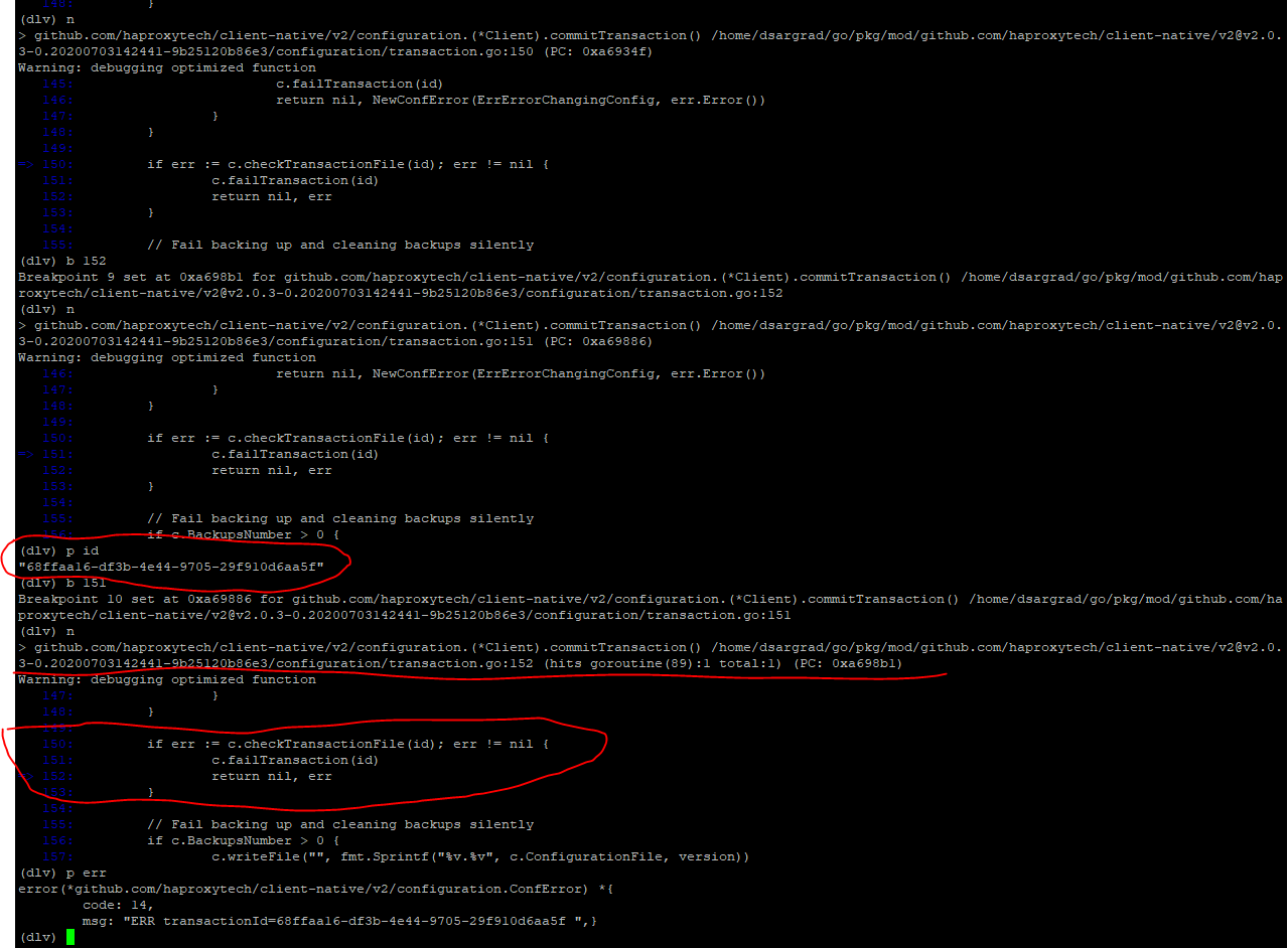 Error Code 400, Message Code 14 On Transaction Commit · Issue #119 · haproxytech/dataplaneapi ...