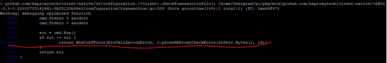 Error Code 400, Message Code 14 On Transaction Commit · Issue #119 · haproxytech/dataplaneapi ...