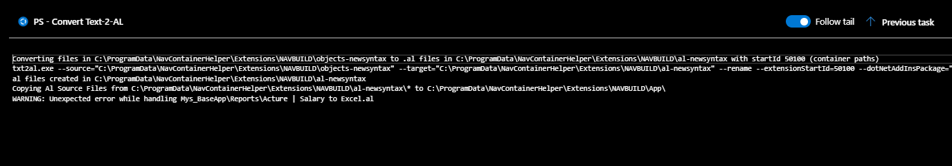 Error running Create-AlProjectFolderFromNavContainer · Issue #535 · microsoft/navcontainerhelper ...