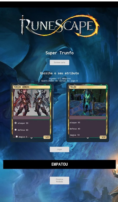 GitHub - dilvaqueiroz/SuperTrunfoRS: Super Trunfo inspirado em um jogo de MMORPG chamado de ...