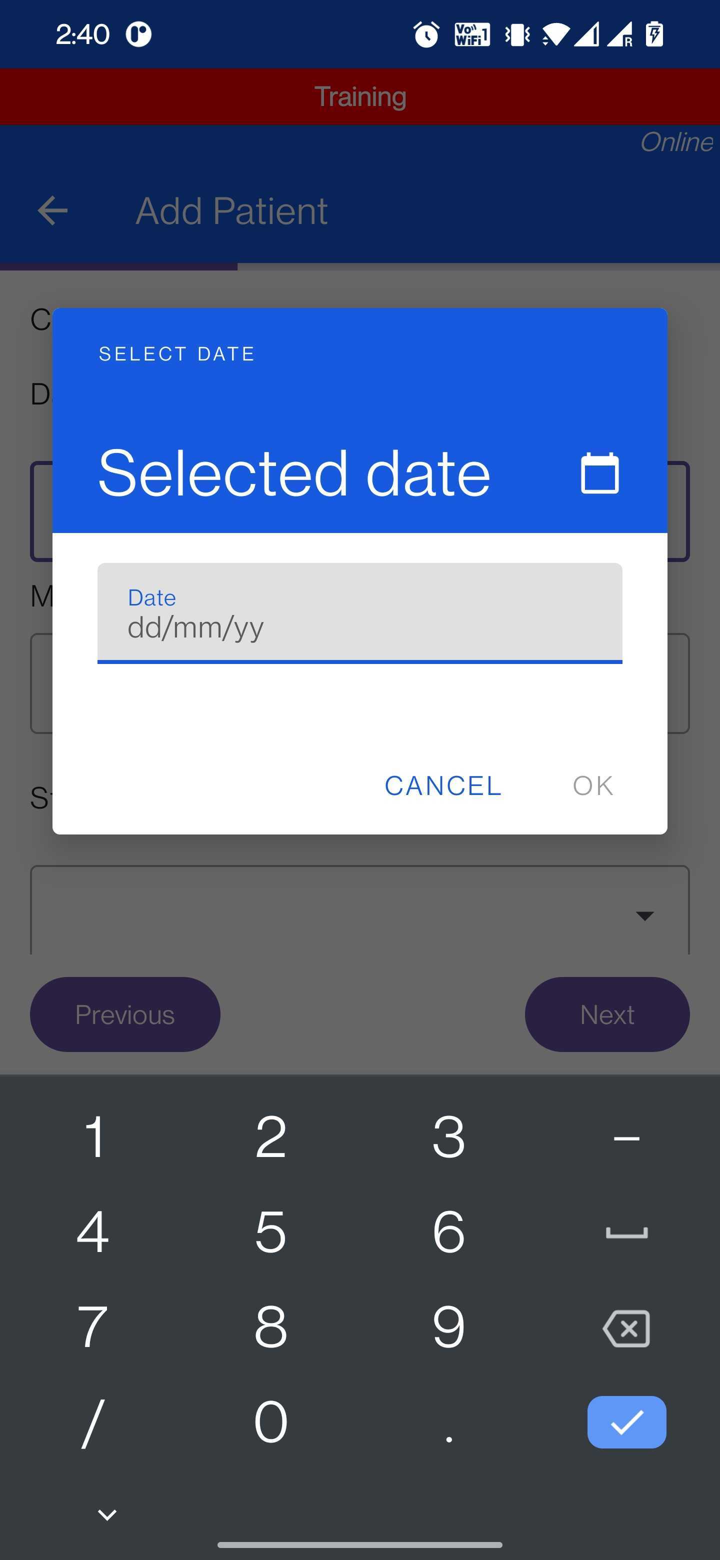 Prepopulate front slash while entering date · Issue #1720 · google/android-fhir · GitHub