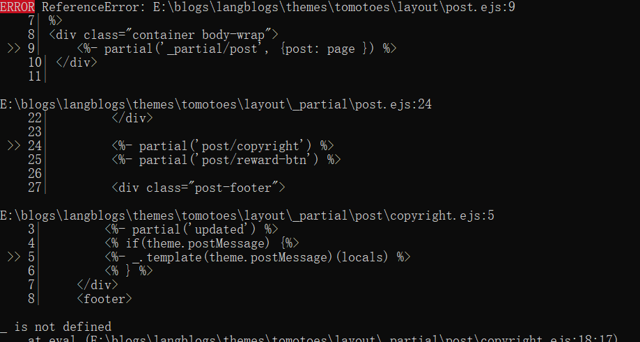 点击阅读原文报错 · Issue #20 · SimonAKing/hexo-theme-tomotoes · GitHub