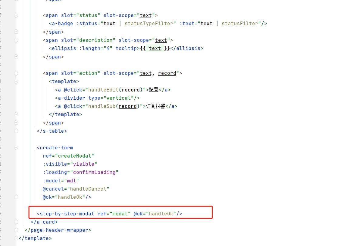 src/views/list/TableList.vue 里面的 step-by-step-modal 组件是干什么的? · Issue #1189 · vueComponent/ant ...