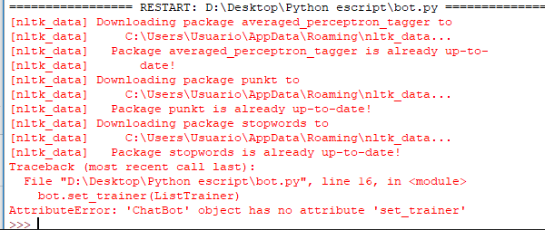 Help Please Chatterbot · Issue 1674 · Gunthercoxchatterbot · Github 7120