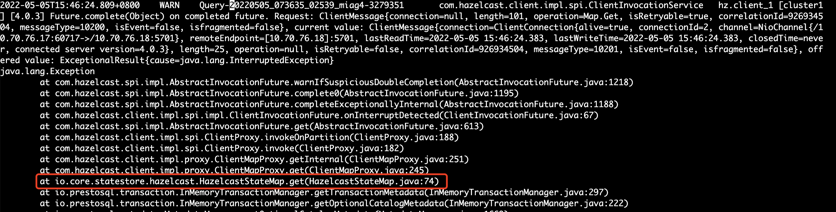 All hazelcast map operations hanging indefinitely · Issue #20542 · hazelcast/hazelcast · GitHub