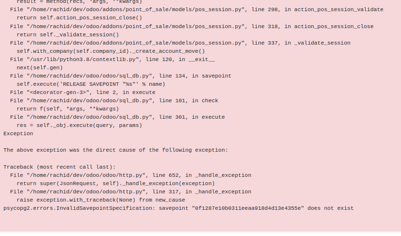 140 Posnocashbankstatement Bug Of Savepoint Does Not Exist · Issue 1012 · Ocapos · Github