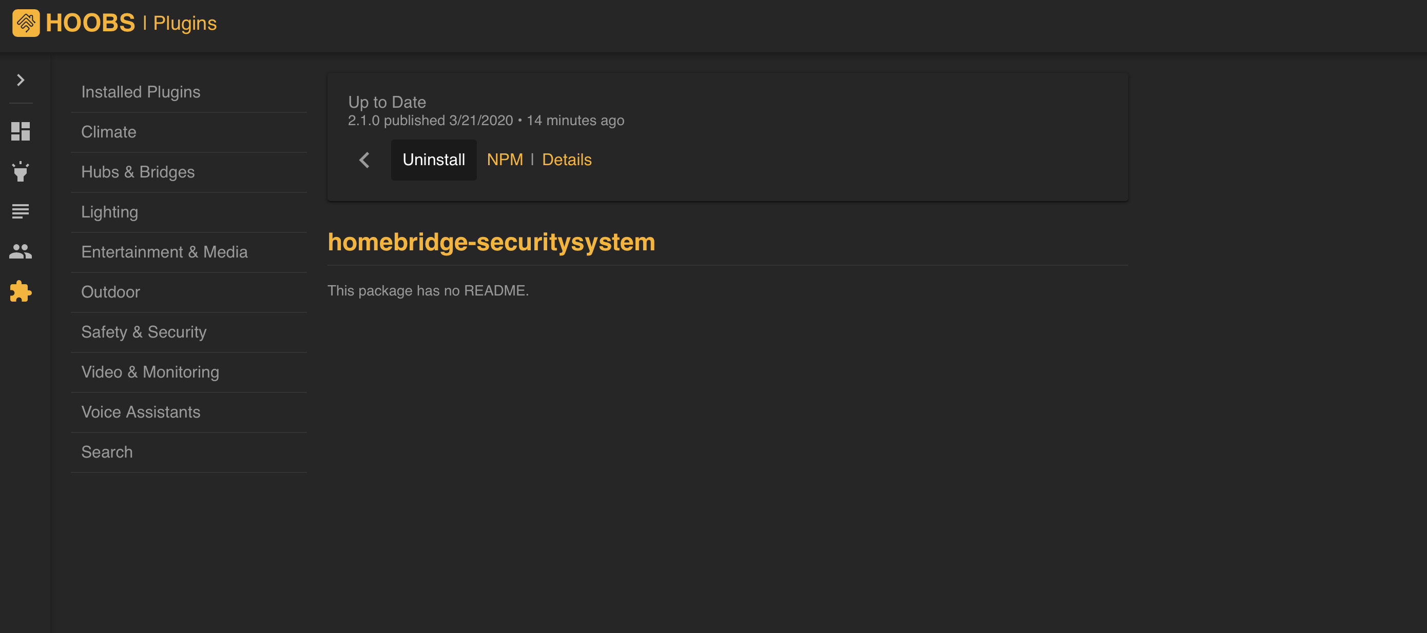Plugin Configuration missing when using HOOBS Homebridge · Issue #20 ...