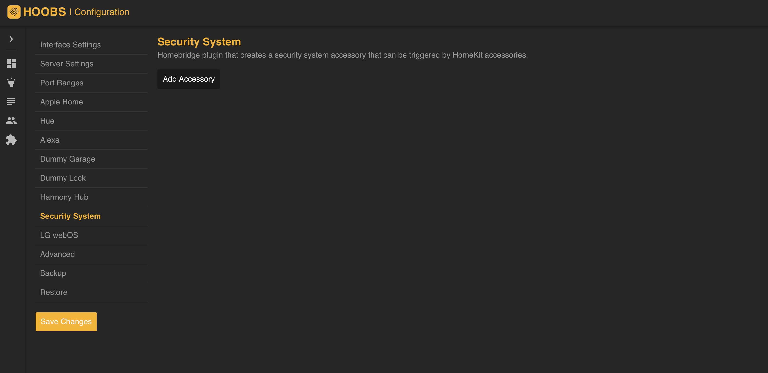 Plugin Configuration missing when using HOOBS Homebridge · Issue #20 ...
