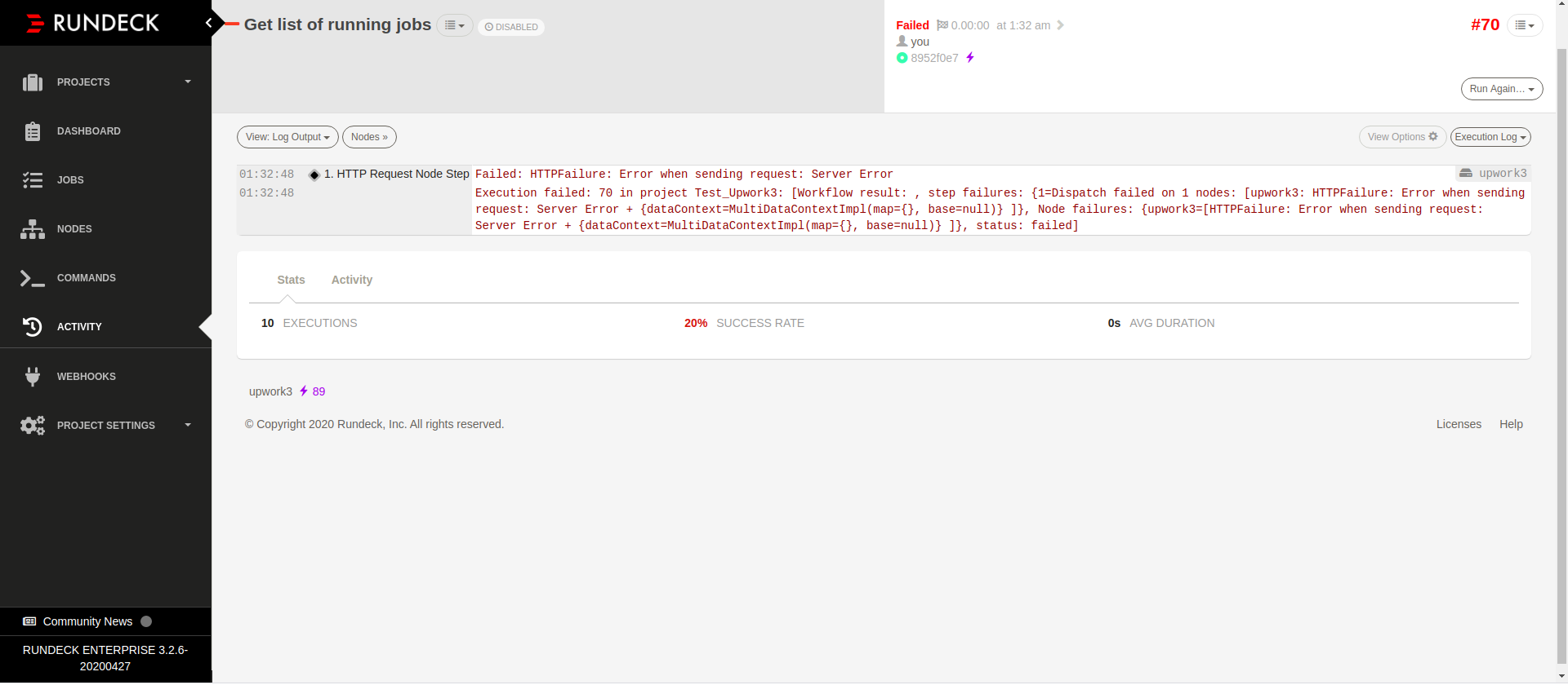 No Longer Possible To Use Asterisk To See Running Executions Across All Projects · Issue 6069