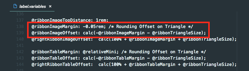 A little bug with Ribbon style Label element · Issue #6809 · Semantic-Org/Semantic-UI · GitHub