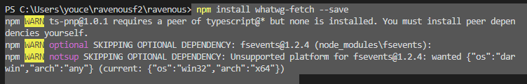 whatwg--fetch is expecting "darwin" os and im on "win32" · Issue #699 · JakeChampion/fetch · GitHub