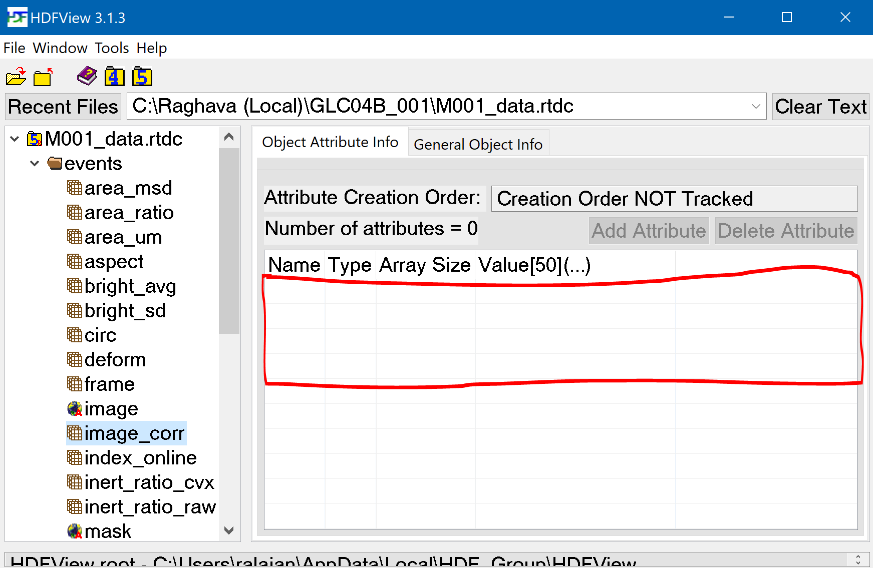 HDFView does not visualize image data from non-scalar plugin features written to an .rtdc file ...