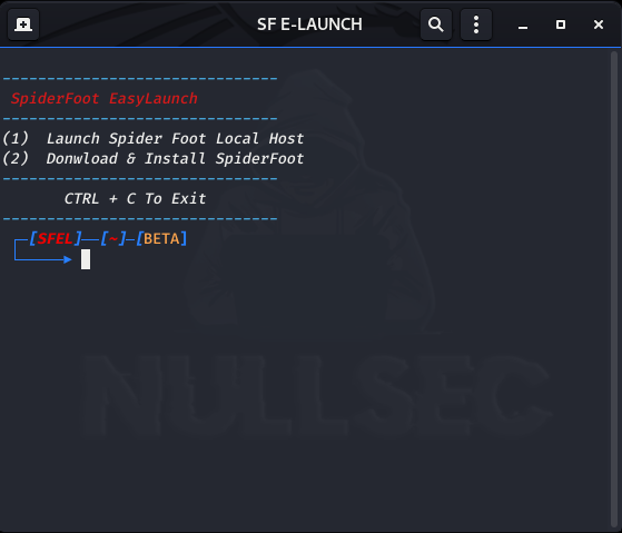 GitHub - SirCryptic/sfe: SpiderFoot Easylaunch & Installer