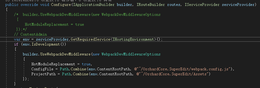 How To Use Webpack Dev Middleware In A Orchardcore Cms With The Hmr Hotmodule Reloader