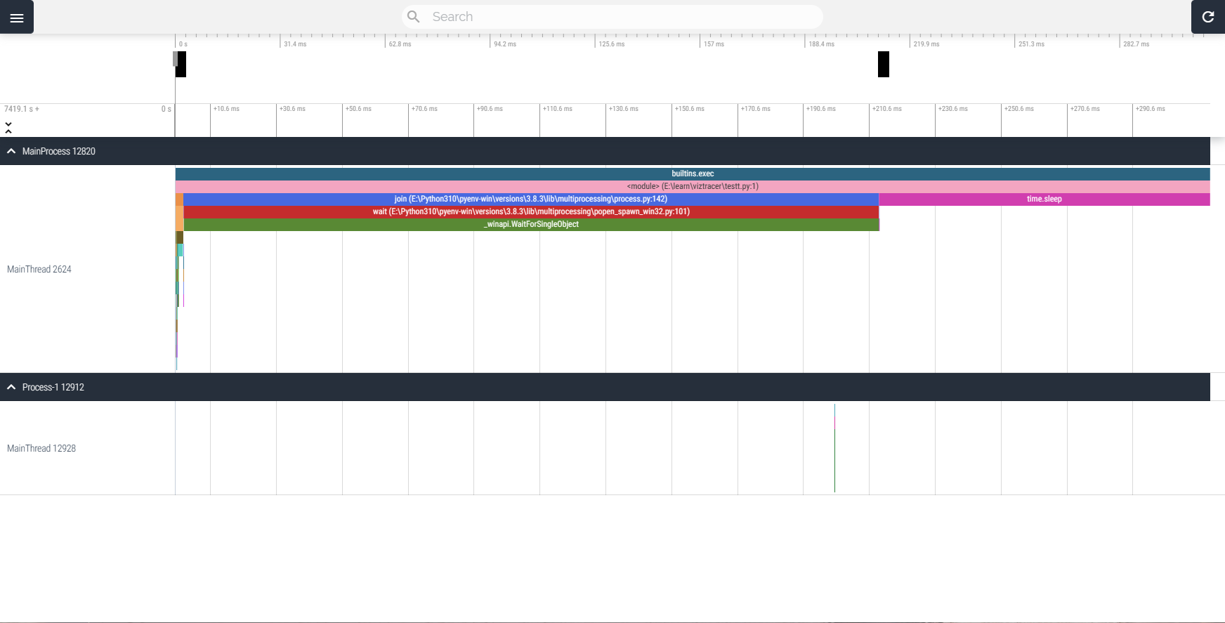 多进程监测因为--include ./ 出现非主线程丢失 · Issue #342 · gaogaotiantian/viztracer ...