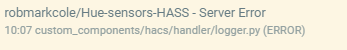I'm getting more and more error entries during the day related to hacs · Issue #318 · hacs ...