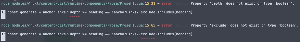 Type error in prose components · Issue #1856 · nuxt/content · GitHub