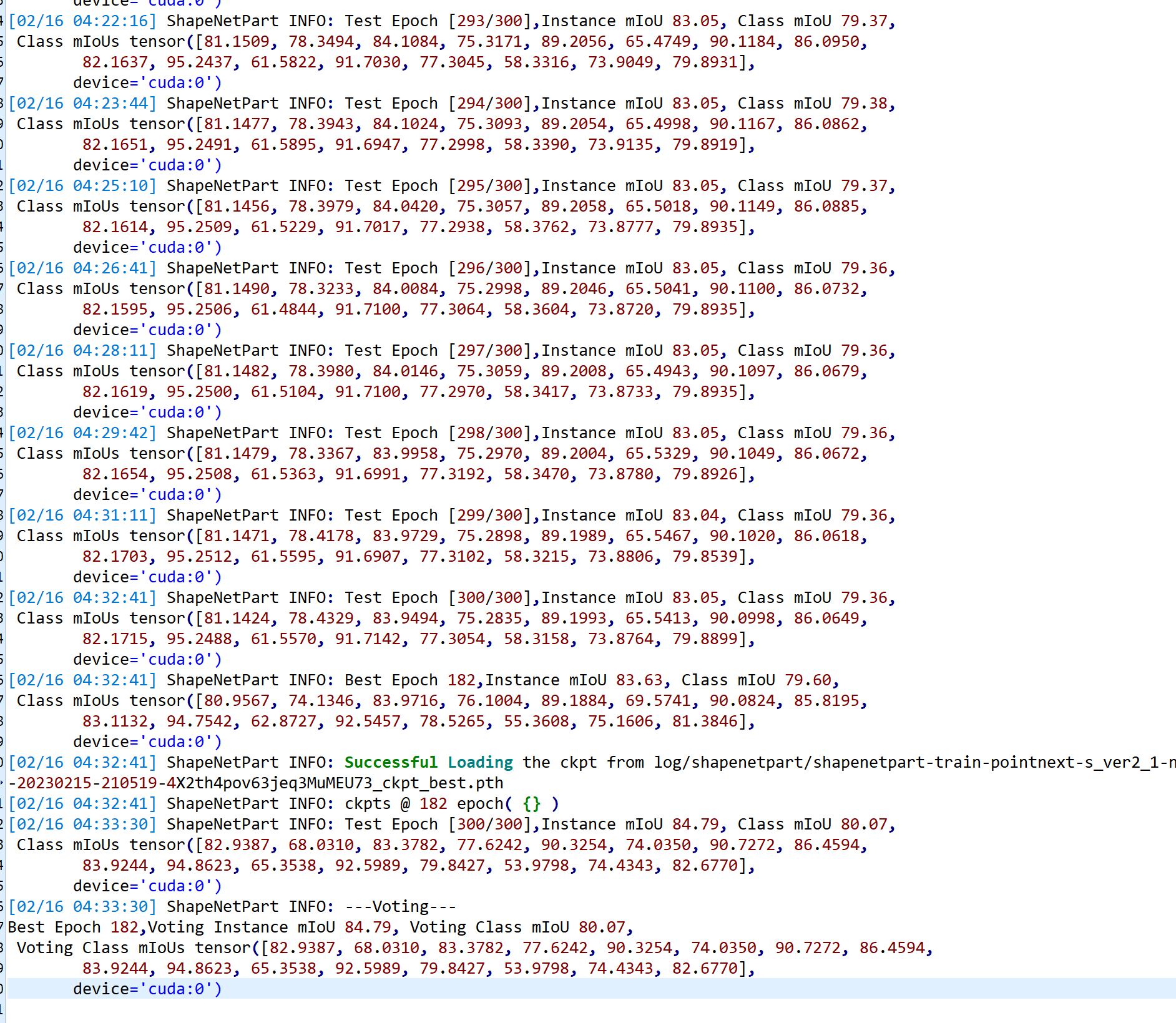 question about results on shapenetpart of hdf5_data.h5 · Issue #106 · guochengqian/PointNeXt ...