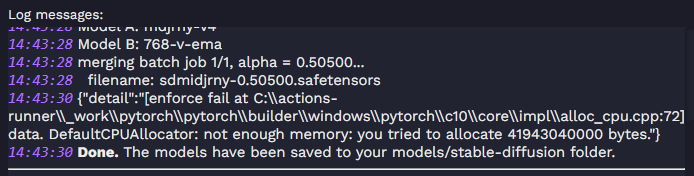 Merging Models say it's done but didn't export · Issue #1174 ...
