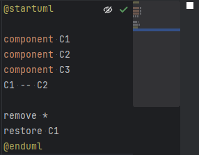 Remove by wildcard (*) contradicts the official documentation · Issue #1594 · plantuml/plantuml ...