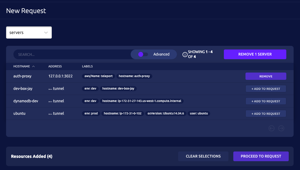 Resource Based Access Request Add All does not highlight properly · Issue #25096 · gravitational ...