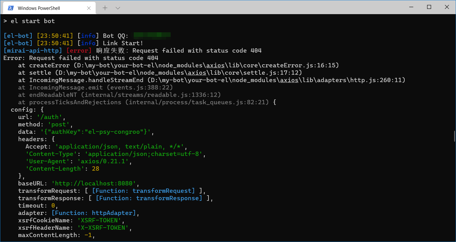 出现404Error错误 · Issue #19 · YunYouJun/el-bot · GitHub