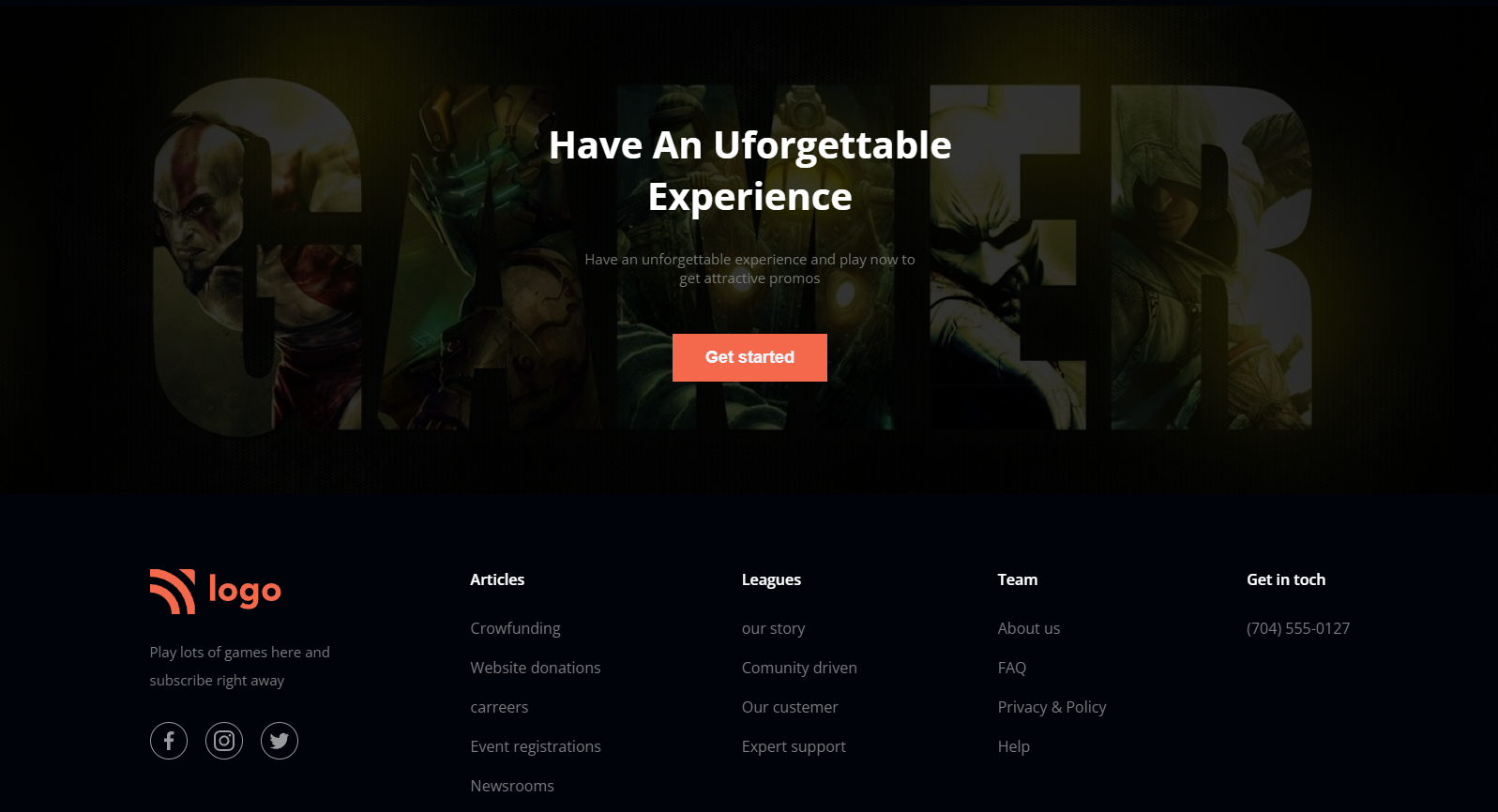 GitHub - imbeshat/Project10-Gaming-Landing-Page: A Gaming landing web ...