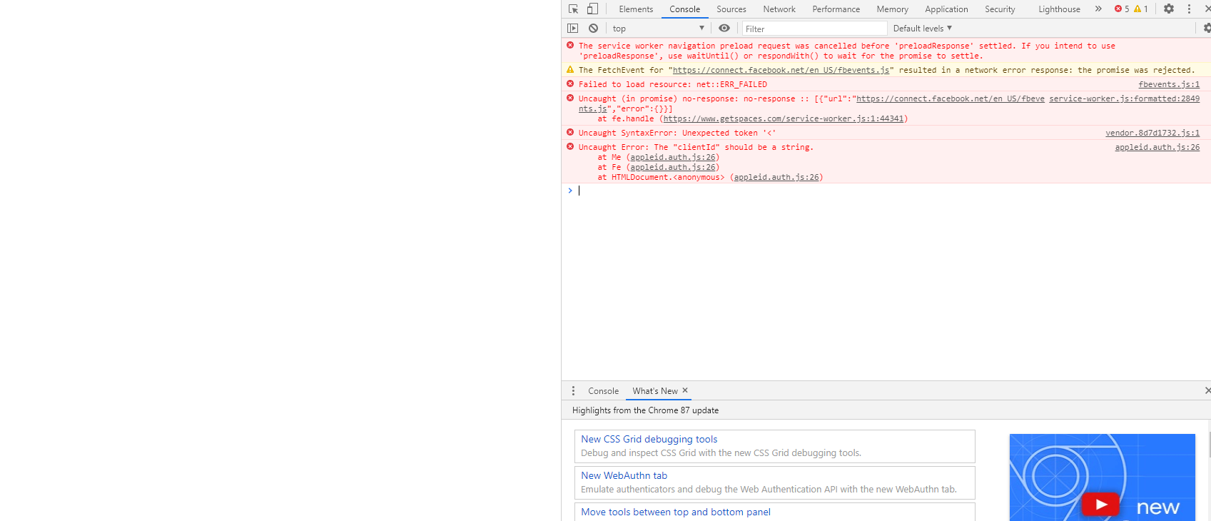 Blank page on redepoly (InjectManifest Mode) · Issue #2707 · GoogleChrome/workbox · GitHub