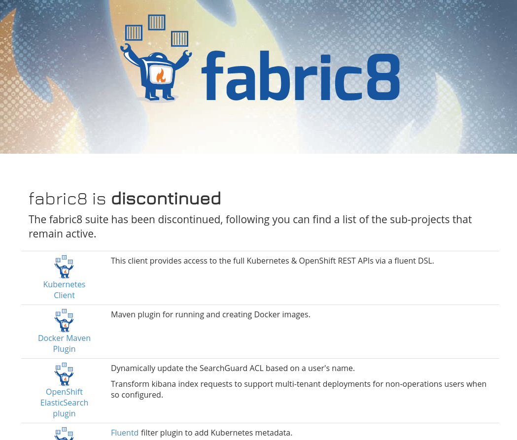 Update fabric8.io webpage to show information about Eclipse JKube ... Update fabric8.io webpage to show information about Eclipse JKube ...