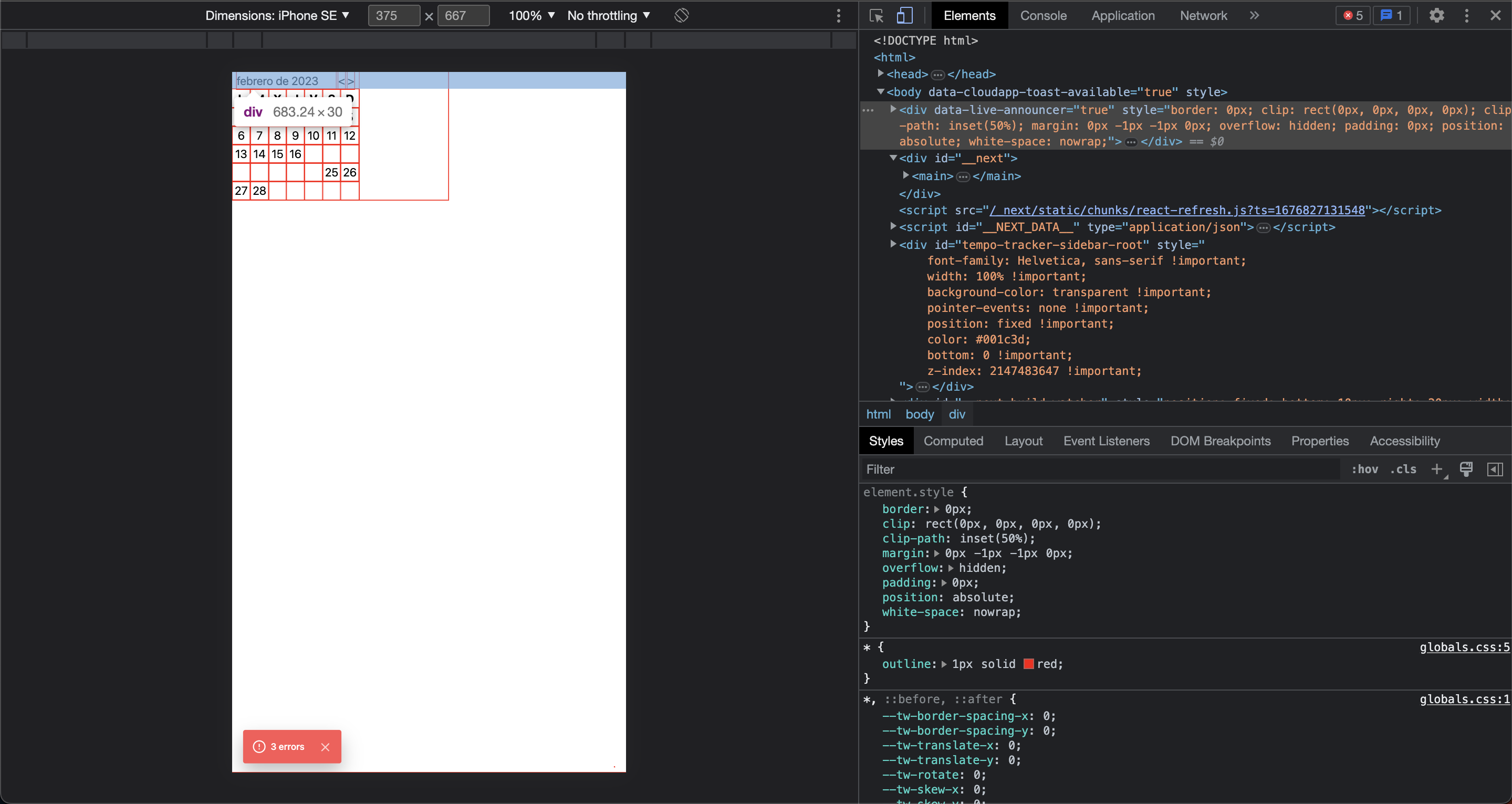 live-announcer causing width overflow in mobile while using calendar hooks · Issue #4086 · adobe ...
