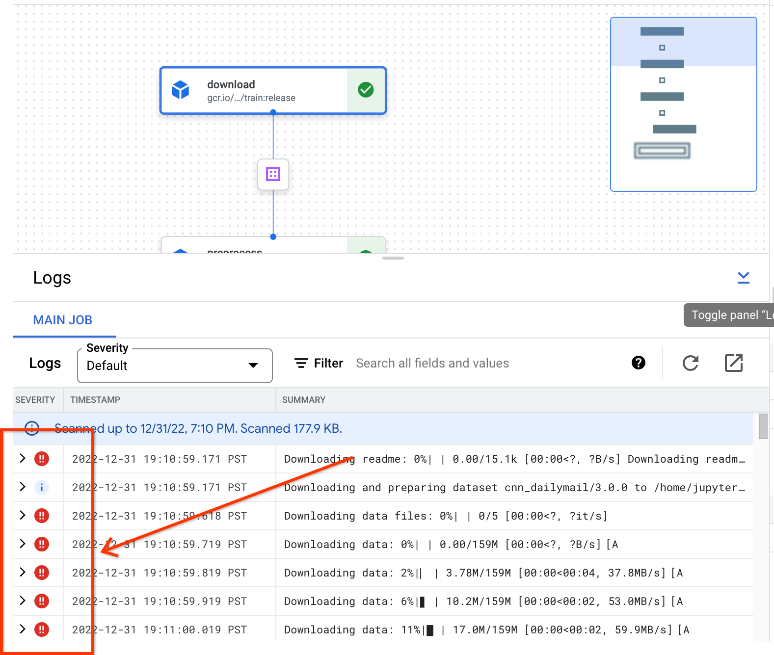 The Download Step Of The Pipeline Generates Mislabeled Error Logs · Issue 3 · Gcp Llm