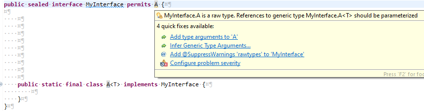 Sealed classes permits clause · Issue #581 · eclipse-jdt/eclipse.jdt ...
