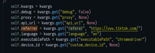 [BUG] - Referrer instead of referer · Issue #726 · davidteather/TikTok-Api · GitHub