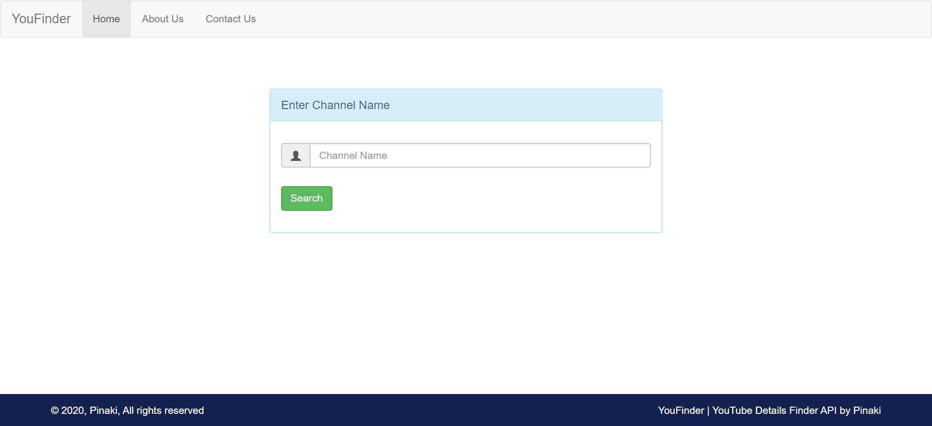 GitHub - pinakipb2/Flask-Youtube-API-SocialBlade: Flask API website ...