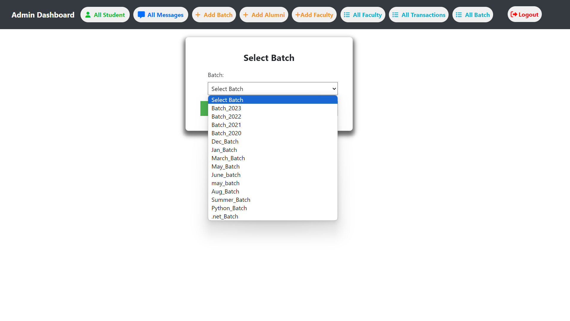 GitHub - PawanSirsat/ClassRoom_Management: The application has three ...