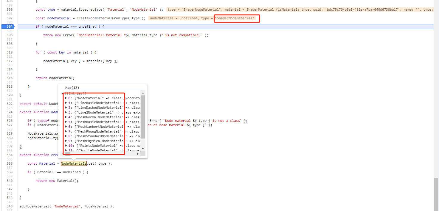 Nodematerial Material Shadermaterial Is Not Compatible · Issue 