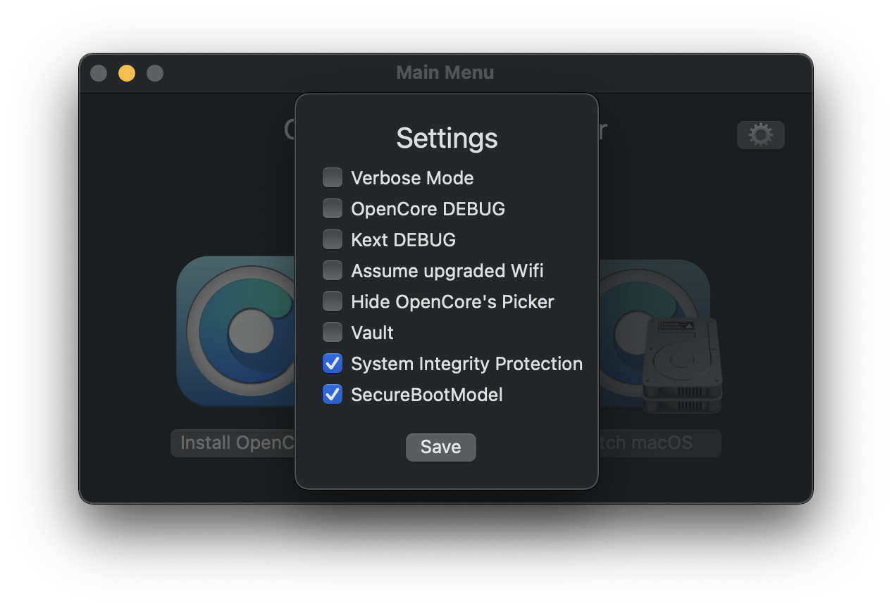 Requirements for implementing a GUI · Issue #146 · dortania/OpenCore-Legacy-Patcher · GitHub