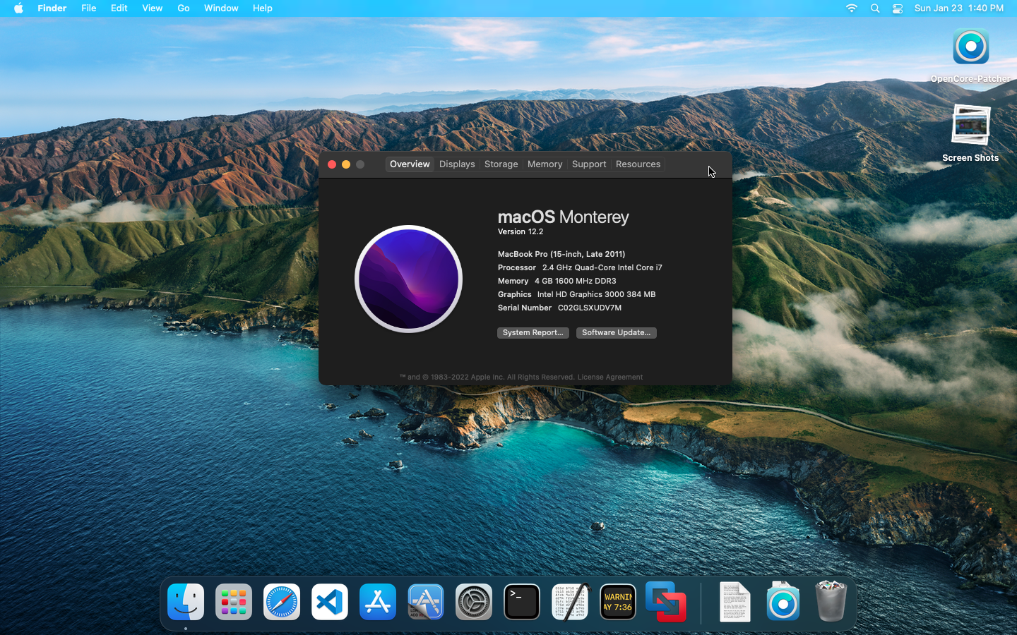 Can't install post volume patch, MBP late 2011 · Issue #905 · dortania ...