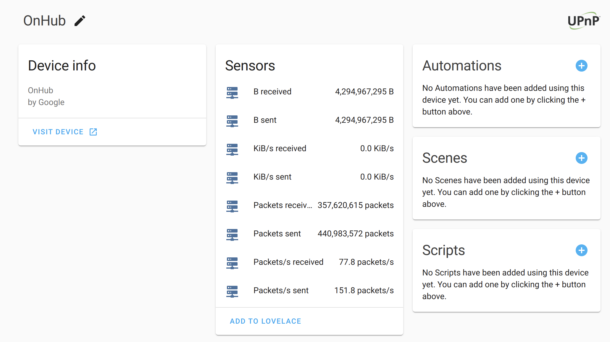 UPnP integration byte sent/received overflow in UI · Issue #63122 · home-assistant/core · GitHub