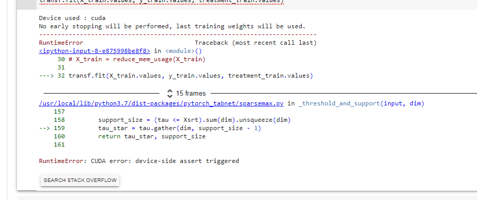 tabnet classifier (google colab) · Issue #274 · dreamquark-ai/tabnet · GitHub