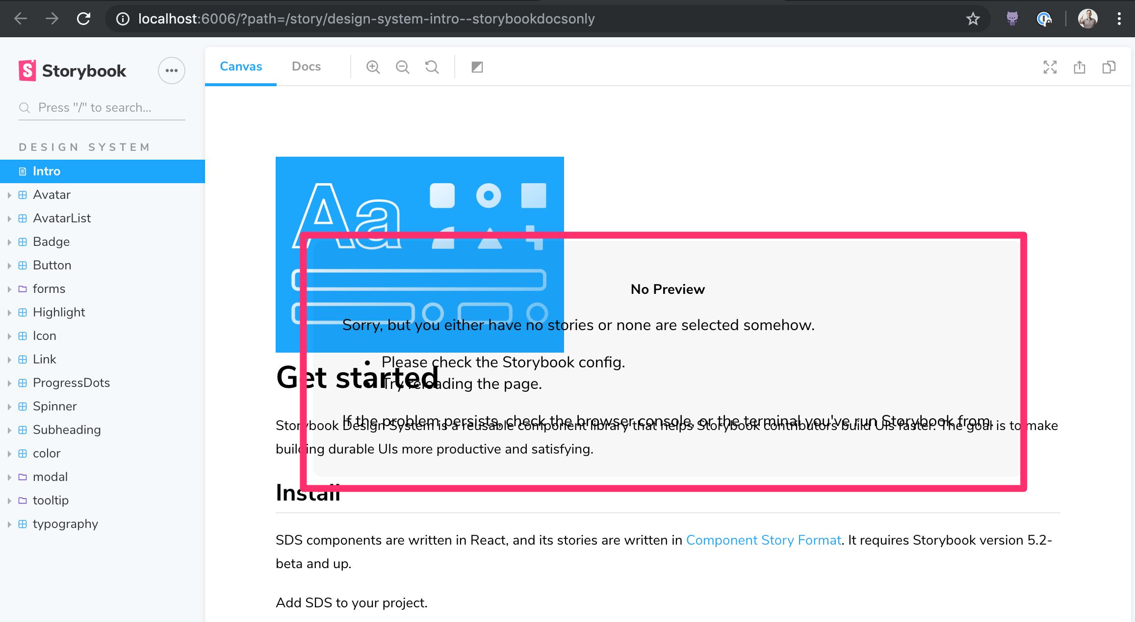 Addon Docs Documentation Only Support · Issue 6644 · Storybookjs Storybook · Github