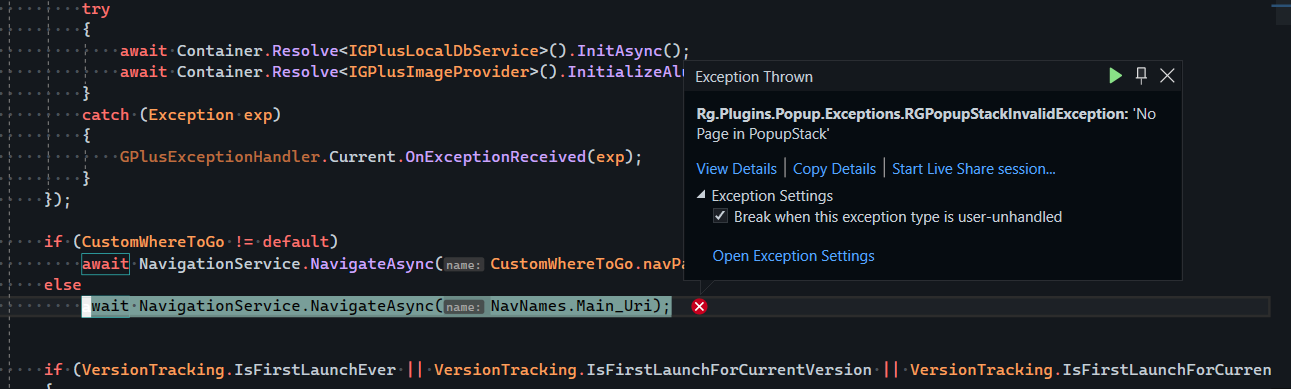 Bit throwing an exception at the start of the application · Issue #1570 · bitfoundation ...
