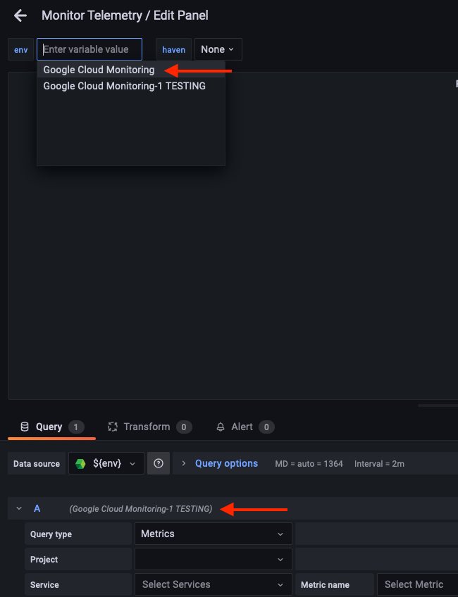 Data source of the query doesn't update when changing corresponding Data source variable · Issue ...