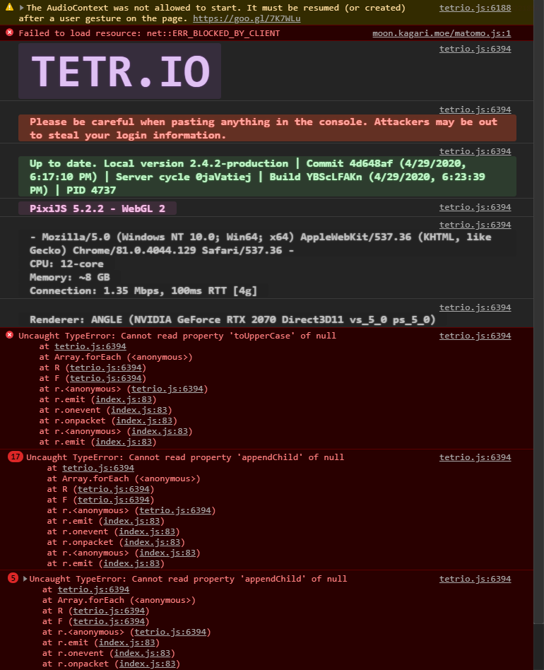 Quick play broken · Issue #295 · tetrio/issues · GitHub