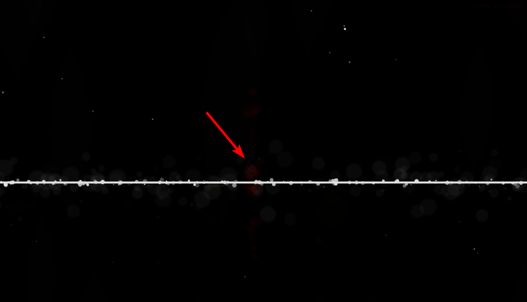 Garbage meter particle effects show up in zen mode level transition ...
