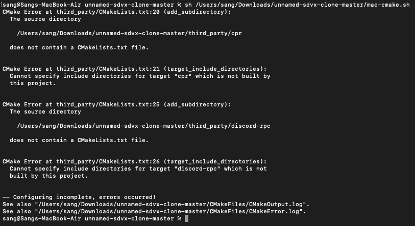 [Bug] Mac OS building error · Issue #372 · Drewol/unnamed-sdvx-clone · GitHub