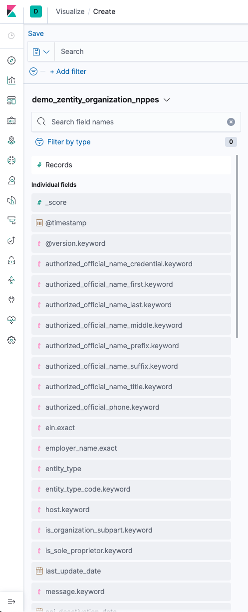 Lens Keyword Fields Not Listed By Lens For Any Index Patterns