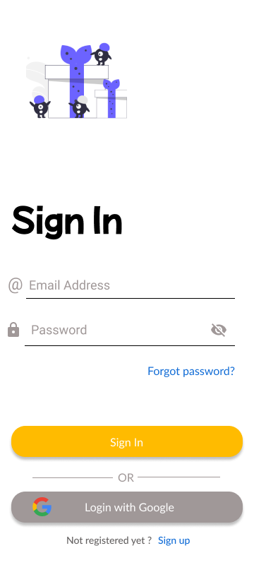 Create Login & Signup Layout in XML · Issue #3 · dsc-iem/Dristi-Hacktoberfest22 · GitHub