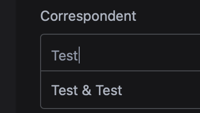 Doc Edit Mode: AutoFill fails, when correspondent includes "&" · Issue ...