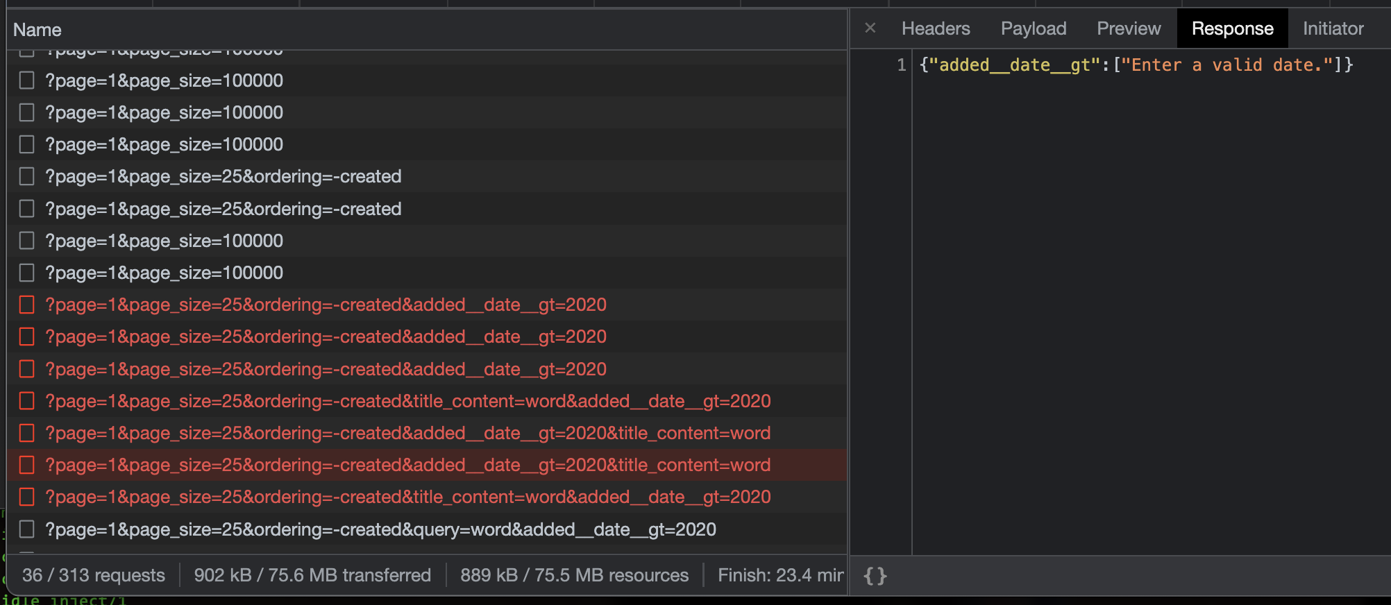 [BUG] Filtering ONLY with a year results in object error · Issue #706 · paperless-ngx/paperless ...